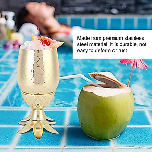 Pineapple Cocktail Shaker, Stainless Steel Cocktail Shaker Mixer Drink Barware Making Drinking Container Tool Bartender Utensil