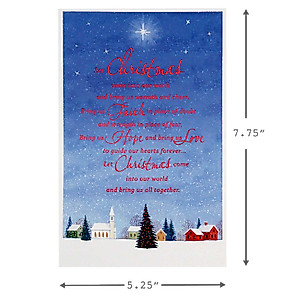 Hallmark Boxed Christmas Cards, Church Blessings (40 Cards and 40 Envelopes) (1XPX1972)