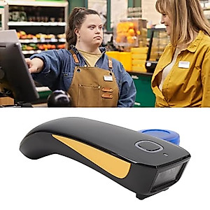 Small Barcode Scanner, 1D 2D QR Barcode Scanner Offline Storage for Pharmacy