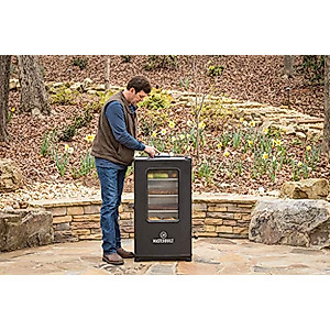 Masterbuilt MB20071619 Mes 140s Digital Electric Smoker, 40” Black + Window