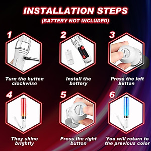 Lewtemi 3 Pcs Reusable Light Sticks 15 Color 2 Lighting Modes Lightsticks Multicolor LED Glow Sticks Flashing Bright Light Sticks for Concert Glow in the Dark Party Favor Supplies