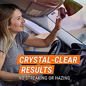 Armor All Car Glass Wipes, Auto Glass Cleaner for Film and Grime, 30 Count