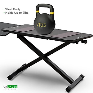 KT3 Ergonomic Computer Keyboard Stand Adjustable Height Angle Negative Tilt for standing up raise keyboards to standing height sit stand up on desk riser holder tray platform lift above desk black