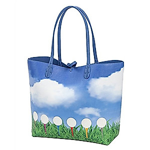 Sydney Love Sport Teed Off Reversible Tote & Wristlet Set, Golf Green Multi