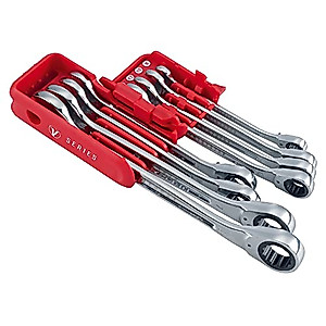 Craftsman V-SERIES Combination Ratchet Wrench Set, MM, 8 Piece (CMMT87375V)