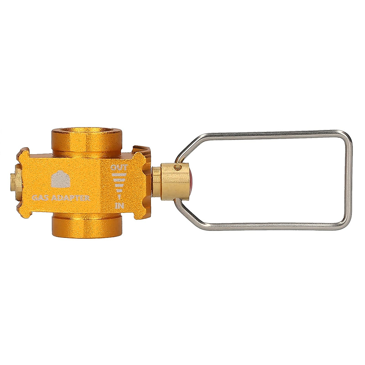 LIXADA Gas Saver Plus Gas Convertor Shifter Refill Gas Tank Conversion Adapter Gas Adaptor Valve Long Gas Cylinder Adapter Propane Tank Adapter for Camping Hiking Fishing