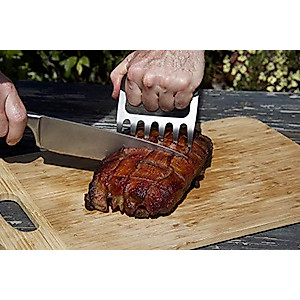 Grill Gods Meat Claws - Stainless Steel Smoker Accessories - Ultra-Sharp Meat Shredder will Easily Tear up Pulled Pork, Chicken, and Brisket - with Heat Resistant Handles
