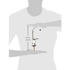 Homewerks Worldwide 3310-160-CH-B-Z Single Hole 1-Handle Low-Arc Drinking Water Faucet, Chrome Finish