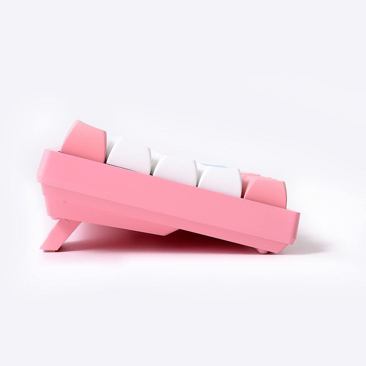 Akko 3068B Plus World Tour Tokyo R2 65% Percent 68-Key RGB Hot-swappable Mechanical Gaming Pink Keyboard, 2.4G Wireless/Bluetooth/Wired with PBT Dye-Sub Keycaps for Mac & Win Switch Jelly Pink