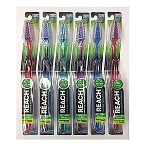 Reach Toothbrush Crystal Clean Soft #10, 1 Count (Pack of 6)