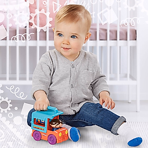 Playskool Fold 'n Roll Trucks Activity Toy Bundle of 2 Vehicles for Toddlers 12 Months and Up, Food and Ice Cream Truck Themes with 1 of Each (Amazon Exclusive)