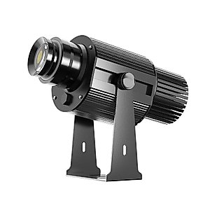 20W LED GOBO Projector LED Custom Image Logo Projector Light for Indoor/Outdoor Use Company Hotel Restaurant Advertising Signs (with Custom Fullcolor Static Glass Gobos)