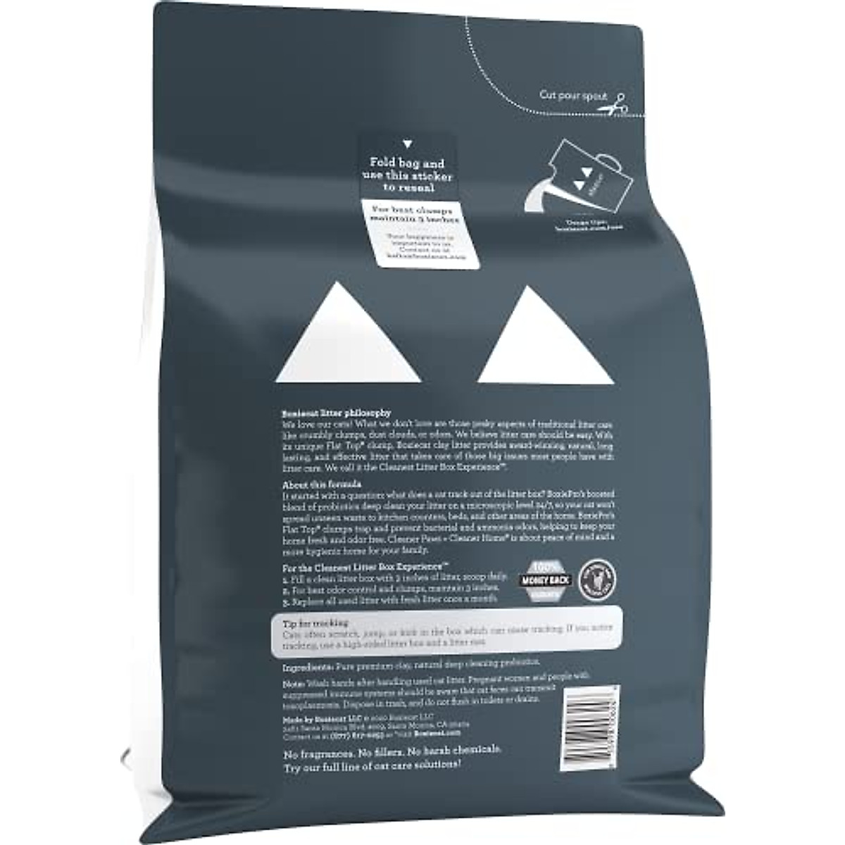 BoxiePro Deep Clean Probiotic Clumping Clay Cat Litter -Scent Free- 28 lb- Cat Activated Probiotics- Longer Lasting Odor Control, Stays Ultra Clean, 99.9% Dust Free