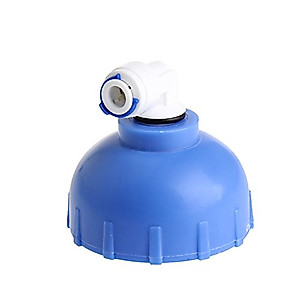 DYEY Replacement Water Filter Housing Fill Shell Filter Tube Transparent Reverse Osmosis,Two Open Ends, Refillable Inline Filter Reverse Osmosis(1 Pack)