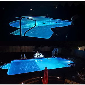 TOVEENEN LED Pool Light Bulb 120V 60W 6000lm High Bright White 6500K Pool Bulb Replacement for Pentair Hayward Inground Pool