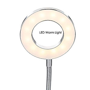 Makeup Table Lamp, USB Makeup Tattoo LED Lamp, Beauty Lamps, Microblading Light Beauty Table Lamp with Clamp LED Desk Lamp for Eyebrow/Eyeliner