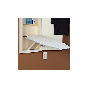 Household Essentials 2019 STOWAWAY Ironing Board Replacement Pad and Cover | 40-42.375"L*11.5-12" W | Willow