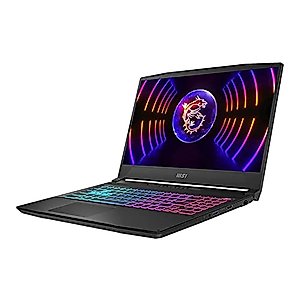 MSI Katana 15 B13VEK-277US 15.6" Gaming Intel Core i7 13620H NVIDIA GeForce RTX 4050 16GB DDR5, 1TB NVMe SSD, Type-C, Win11 Home: Black B13VEK-277US