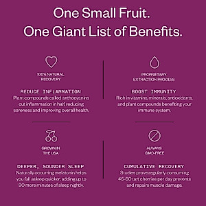 Cheribundi SLEEP Tart Cherry Juice - Formulated for for Deeper Sleep - Fight Inflammation and Support Muscle Recovery - Post Workout Recovery Drinks for Runners, Cyclists and Athletes - 8 oz, 12 Pack