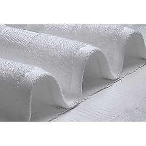 Resort Collection Soft Washcloth Face & Body Towel Set | 12x12 Luxury Hotel Plush & Absorbent Cotton Washclothes [12 Pack, White]