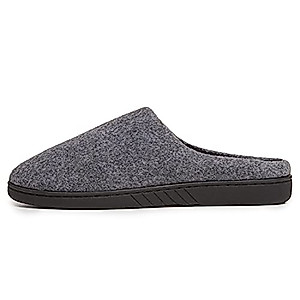 Lucky Brand Mens Faux Wool Clog Slippers with Memory Foam