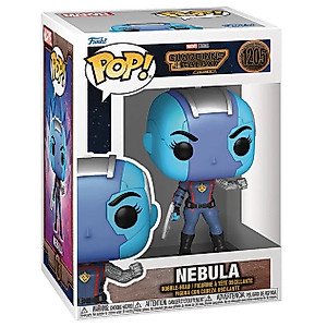 POP Marvel: Guardians of The Galaxy Volume 3 - Nebula Funko Vinyl Figure (Bundled with Compatible Box Protector Case), Multicolored, 3.75 inches