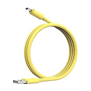 BGNTBUK C Cords Fast Charging 1.8m Silicone Data Cable Mobile Phone Color Fast Charging Line Liquid Soft Plastic Flash Charging Cable Suitable for Android Wireless Charger for Note 8
