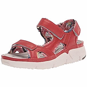 ALLROUNDER by MEPHISTO Women's Its Me Sandal, Red Soft, 8