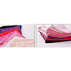 C.X Trendy Women's 8-Pack Cotton Seamless Brief Panty (S, Assorted)