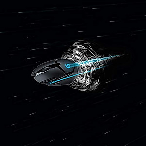 Logitech G402 Hyperion Fury Wired Gaming Mouse, 4,000 DPI, Lightweight, 8 Programmable Buttons, Compatible with PC/Mac - Black