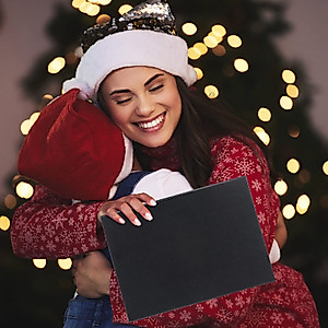 Giftgarden 4-Pack 11”x8”x3.5” Black Gift Boxes with Magnetic Lids, Large Collapsible Gift Wrap Box Magnet Clourse for Presents, Valentines Day, Birthday, Wedding, Bridesmaid Groomsman Proposal Box