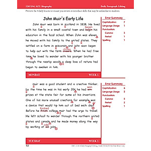 Evan-Moor Daily Paragraph Editing, Grade 5