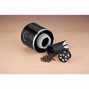 Thermos Sipp 16-Ounce Leak Proof Drink Bottle with Tea Infuser, Black, Stainless Steel