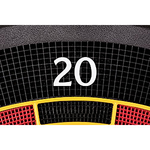 Arachnid Cricket Pro 670 Tournament-Quality Dartboard with 35 Games and 318 Variations (6 Cricket Games) , Black