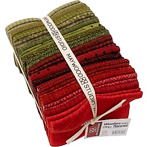 Bonnie Sullivan Woolies Flannel Holiday Warmth 20 Fat Quarters Maywood Studio