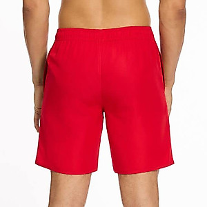 PUMA Men's Number One Logo Volley Swim Board Short, High Risk Red, X-Large