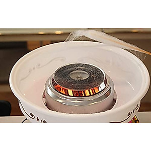 SHENGANG Cotton Candy Cart Classic Sugar Machine Candy Maker Home-Made DIY for Kids and Adults at Home Party Venues School Birthday Pink Pull-Cart-Style,D