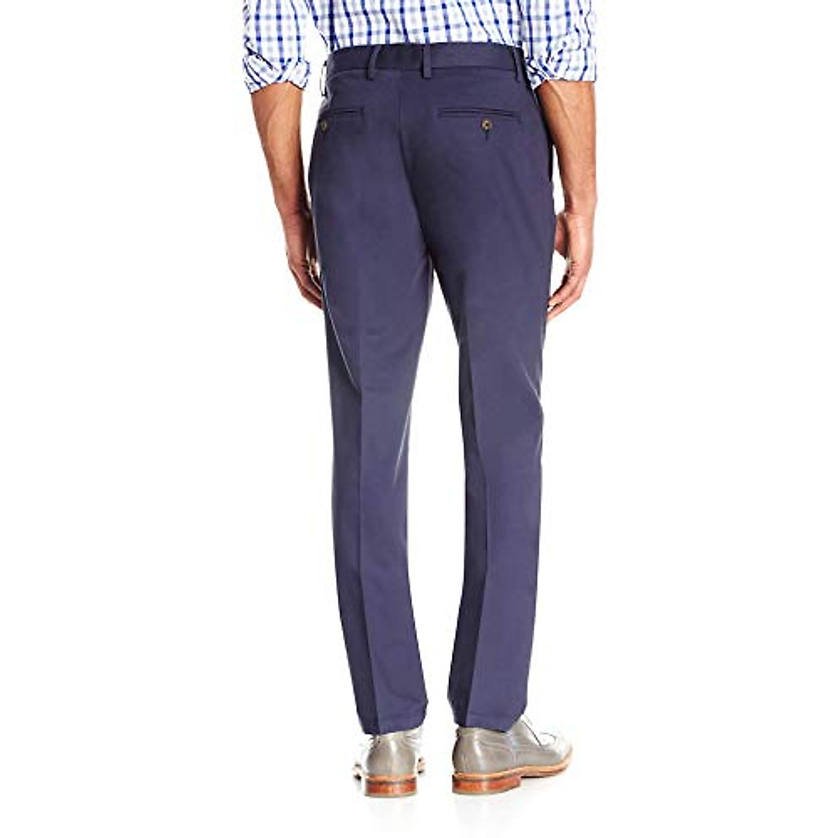 Goodthreads Men's Slim-Fit Wrinkle-Free Comfort Stretch Dress Chino Pant, Navy, 32W x 29L