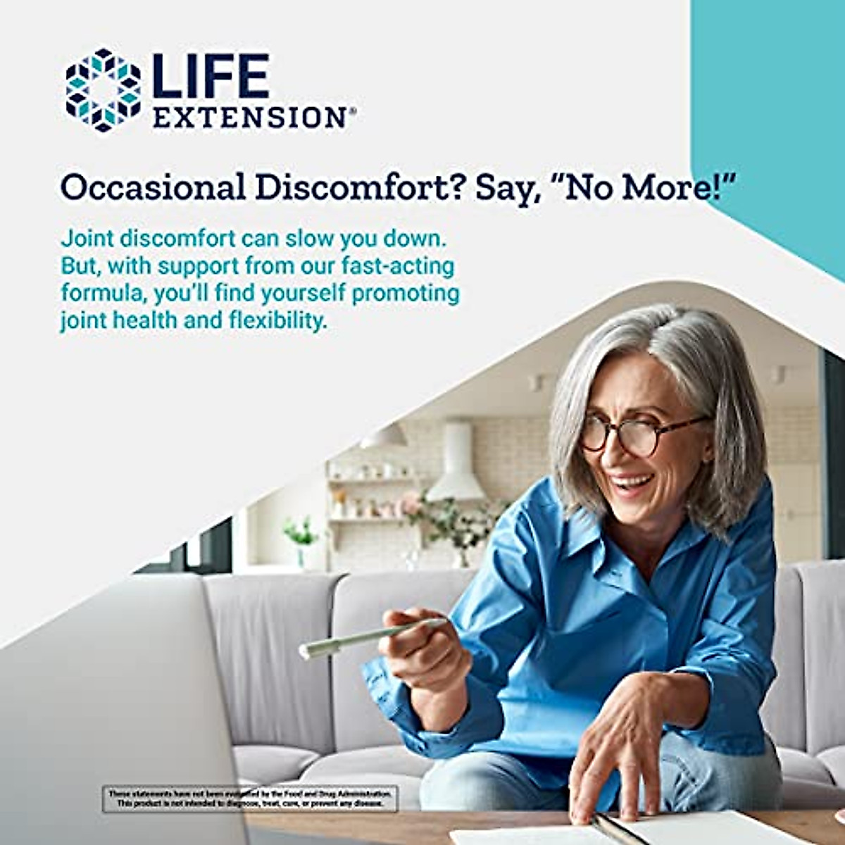 Life Extension Fast-Acting Joint Formula – Advanced Joint Health Support Supplement for Men & Women - for Joints Discomfort & Inflammation Relief – Non-GMO, Gluten-Free - 30 Capsules