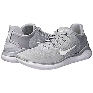 Nike Women's Free RN 2018 Running Shoe (8.5 M US, Wolf Grey/White/Volt)