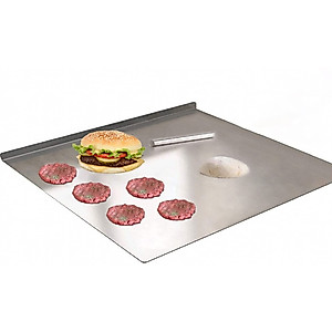 27.5x19.7 Inch Cutting Boards 304 Stainless Steel Chopping Board Baking Board Pastry Board Extra Large Cutting Board For Kitchen Meat Vegetable Fruit Fish Cheese Bread, Easy to Clean Cutting Mats