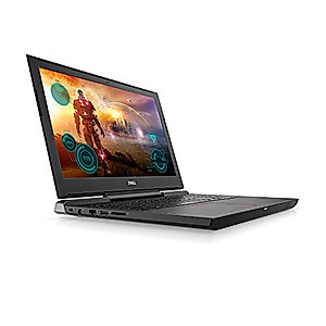 Dell i7577-7425BLK-PUS Inspiron UHD Display Gaming Laptop - 7th Gen Intel Core i7, GTX 1060 6GB Graphics, 16GB Memory, 128GB SSD + 1TB HDD, 15.6", Matte Black