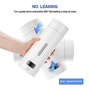 Portable Small Electric Kettle, 380ml Mini Travel Electric Tea Kettle, Portable Hot Water Warmer Kettle