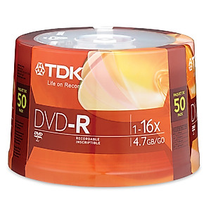 TDK 16X DVD-R 50 Pack Spindle