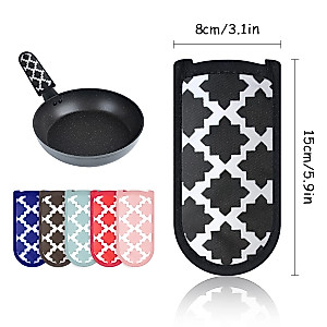 LYART 3 Pieces Hot Pot Handle Holder Cover for Kitchen Heat Resistant Hot Handle Sleeve Holder Cast Iron Pan Skillet Handle