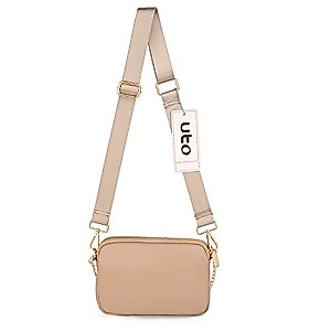 UTO Small Crossbody Bags for Women Fashion Designer 3 in 1 Multipurpose Cute Shoulder Purse with Detachable Coin Pouch and Chain Adjustable Strap