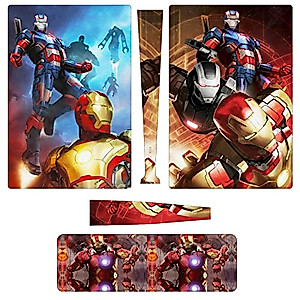 Stickers for PS5 Console and Playstation 5 Controller Skin,Digital Edition for Anime Accessories, No Bubble,Waterproof styleE