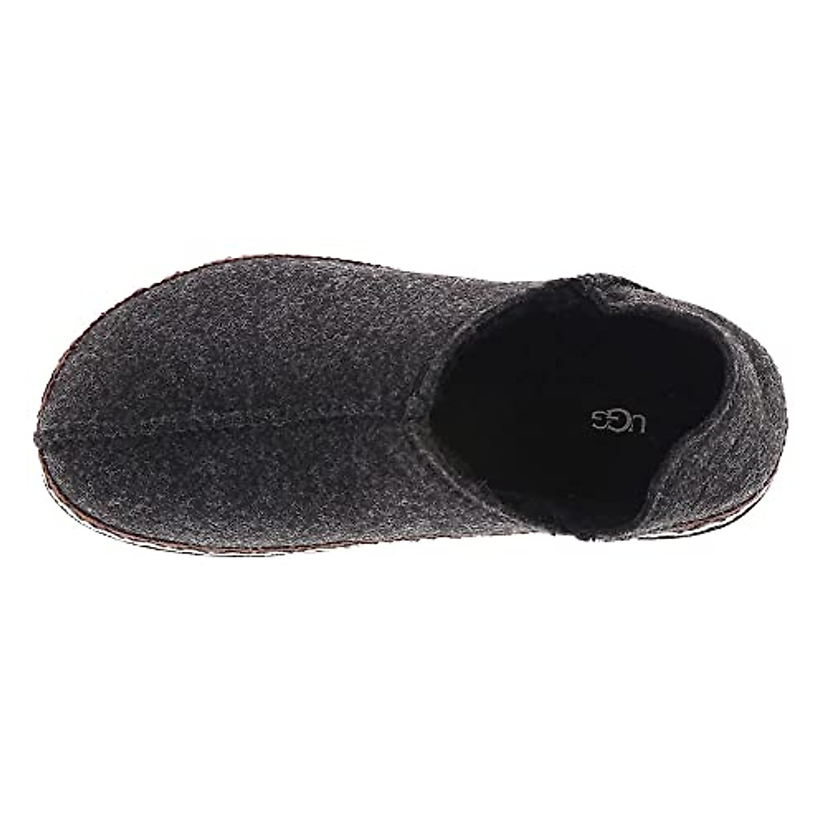 UGG Women's Refelt Tasman Moccasin, Black, 5