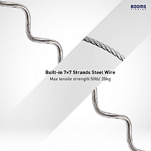 Booms Fishing T02 Heavy Duty Coil Lanyards and T04 Tool Lanyards