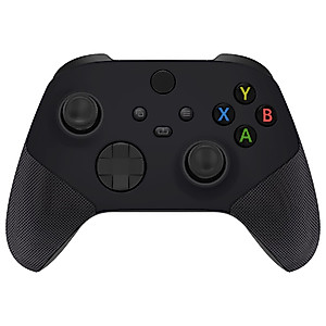 eXtremeRate ASR Version Redesigned Shell for Xbox Core Wireless Controller - Performance Rubberized Grip, Anti Sticks Rubbing Rings - Custom Faceplate for Xbox Series X & S Controller - Black
